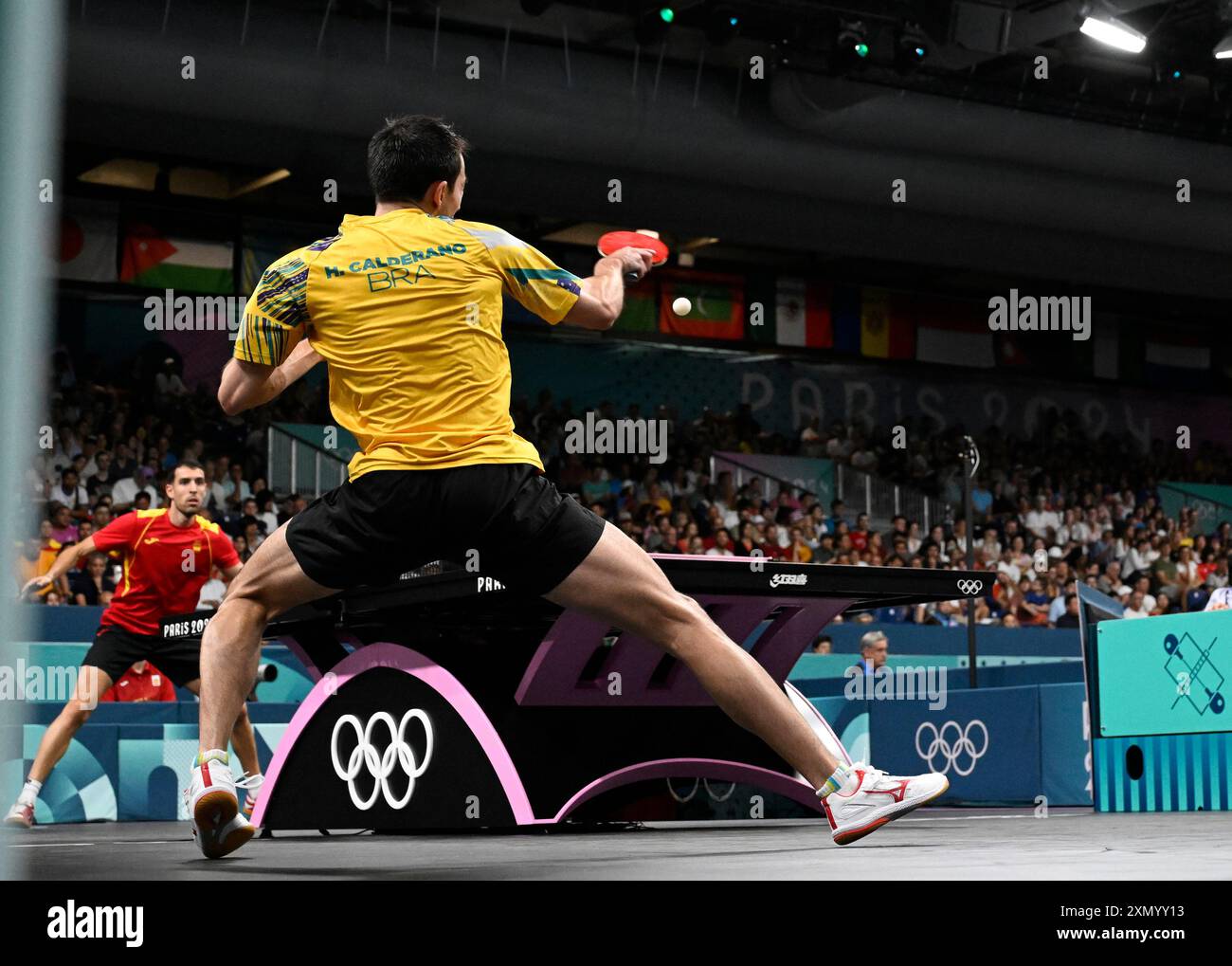 PARIS - FRANCE, July 30, 2024 - OLYMPICS 2024 Brazilian table tennis ...