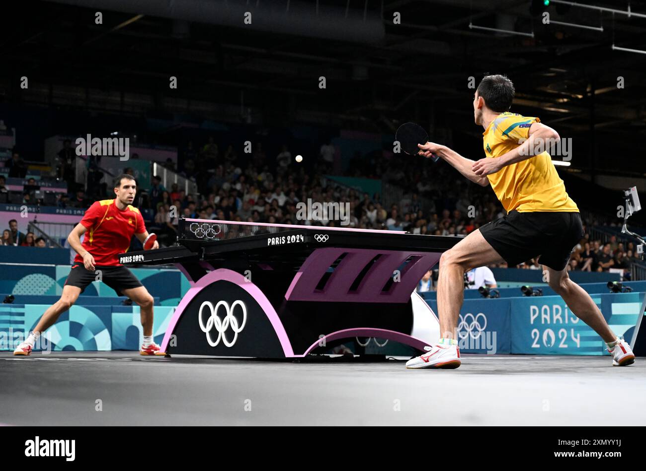PARIS - FRANCE, July 30, 2024 - OLYMPICS 2024 Brazilian table tennis ...