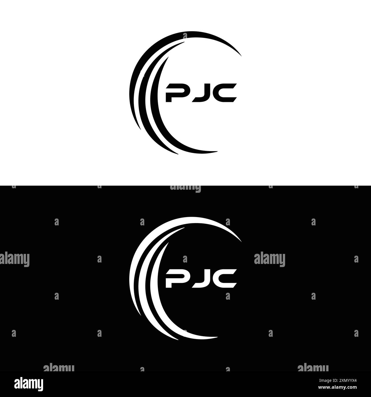 PJC logo. P J C design. White PJC letter. PJC, P J C letter logo design ...