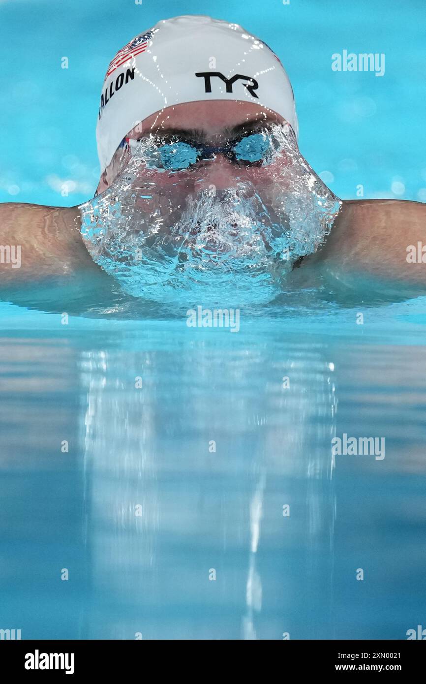 Paris, France. 30th July, 2024. Matt Fallon of the United States ...