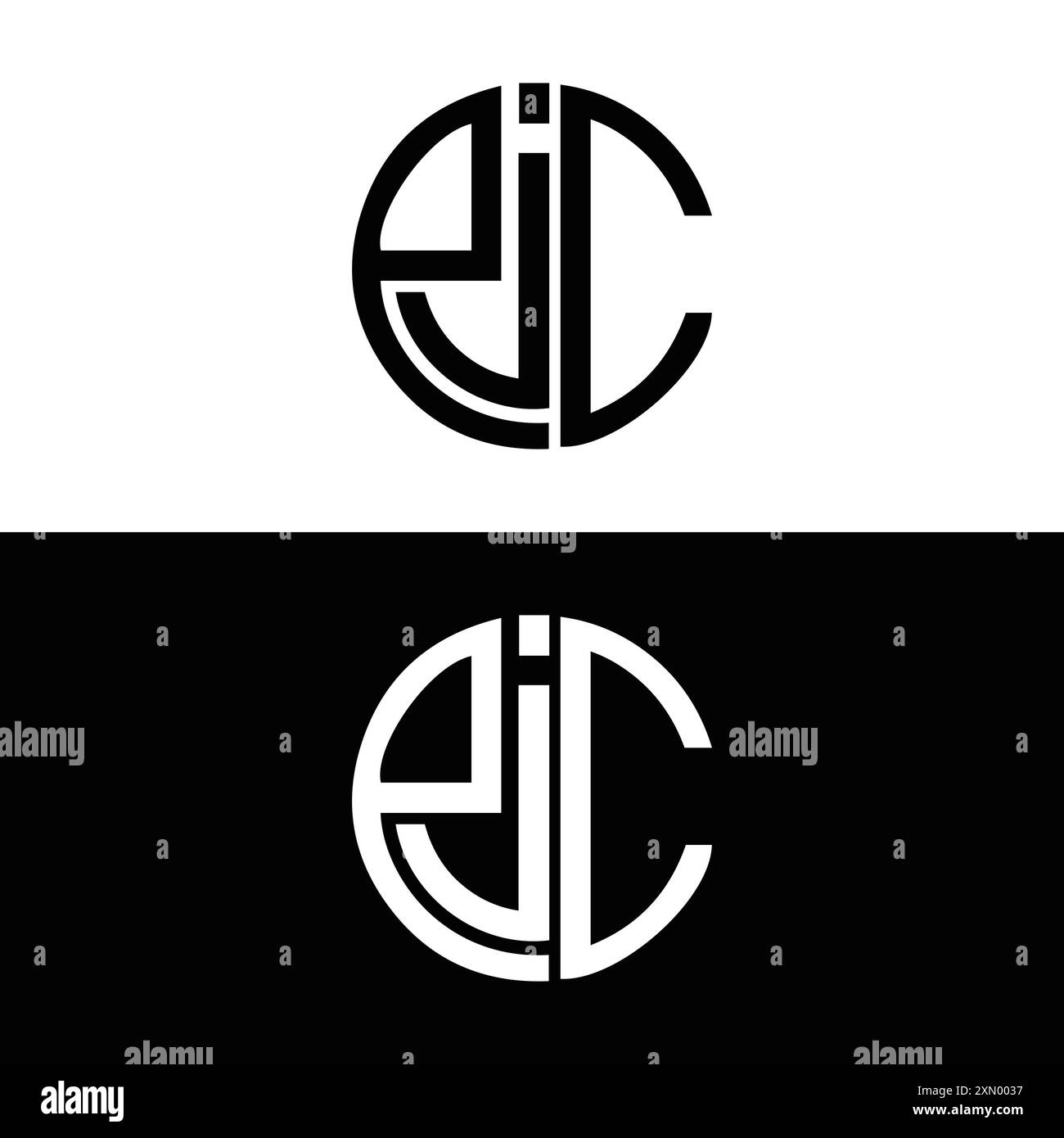 PJC logo. P J C design. White PJC letter. PJC, P J C letter logo design ...