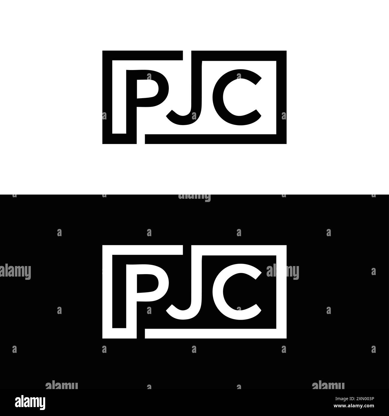 PJC logo. P J C design. White PJC letter. PJC, P J C letter logo design ...