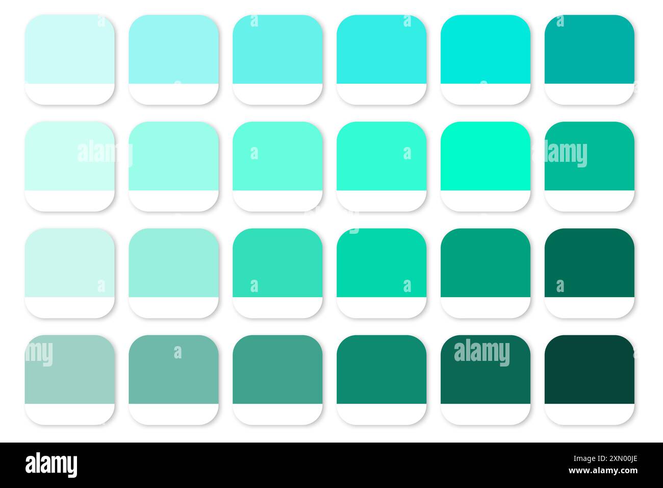 Turquoise digital pattern Cut Out Stock Images & Pictures - Alamy