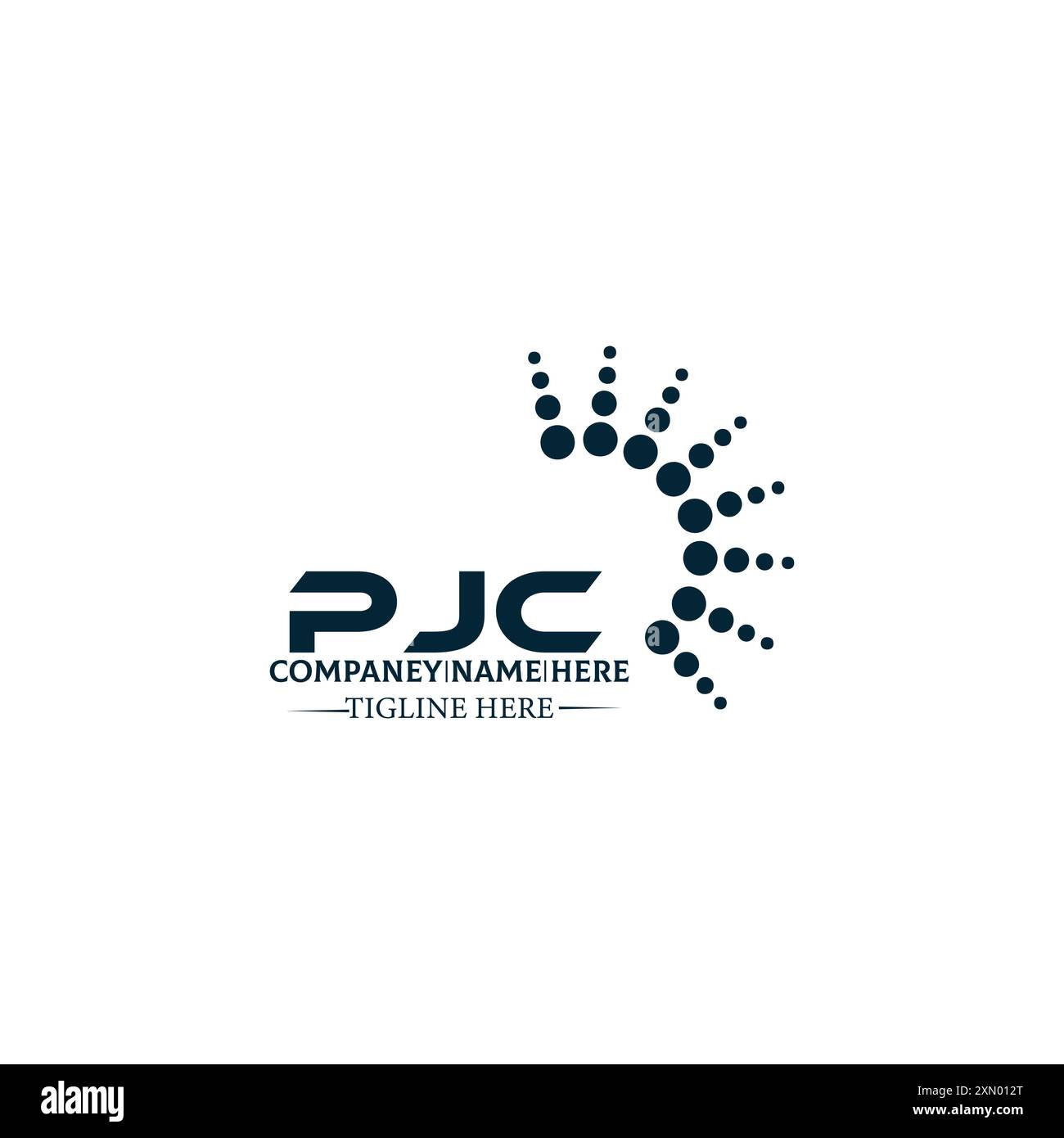PJC logo. P J C design. White PJC letter. PJC, P J C letter logo design ...