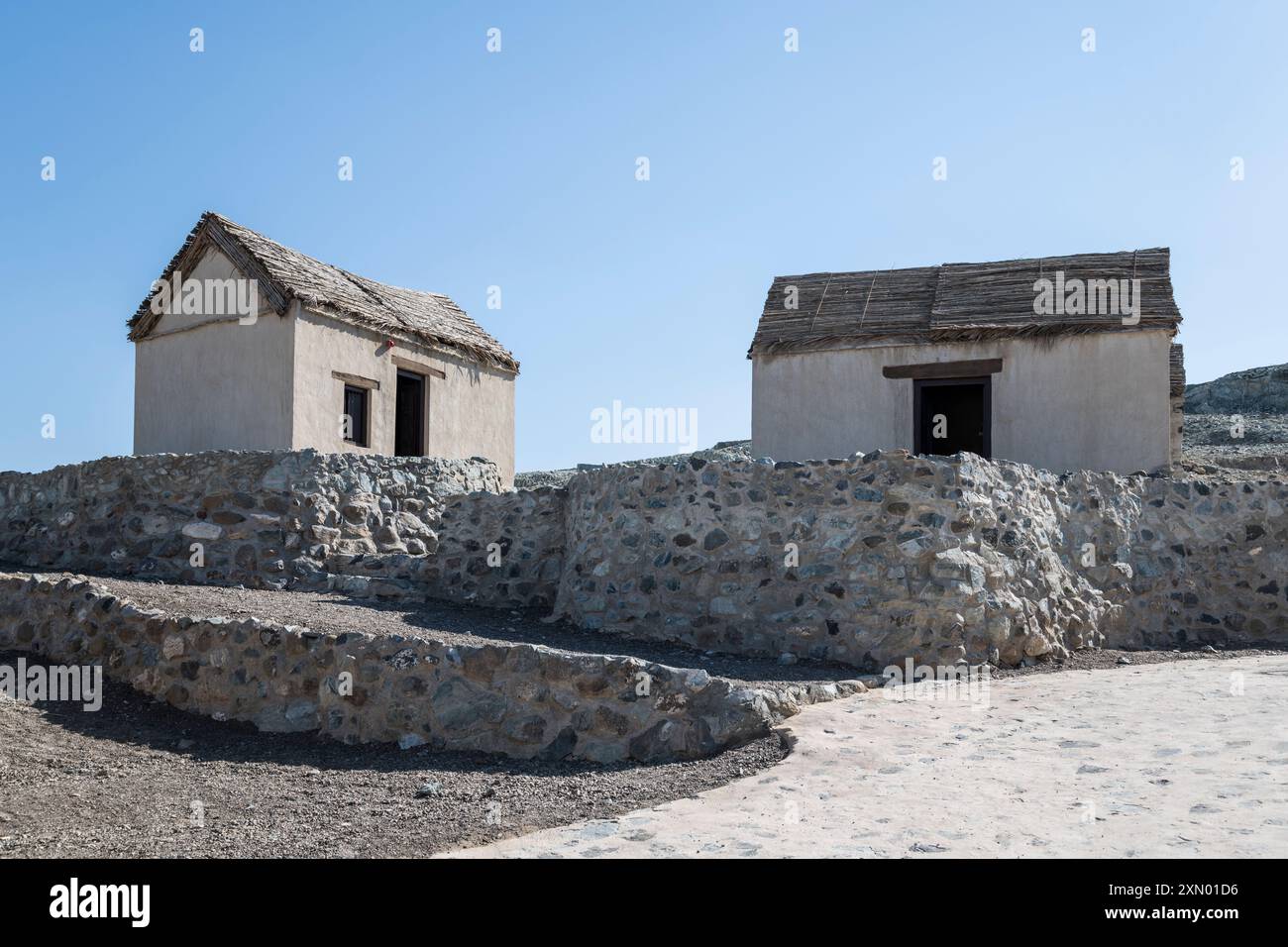 Houses at Hatta Heritage Village, preserved, reconstructed and opened ...