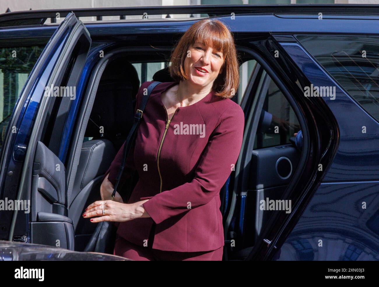 London, UK. 30th July, 2024. Chancellor, Rachel Reeves, at Downing ...