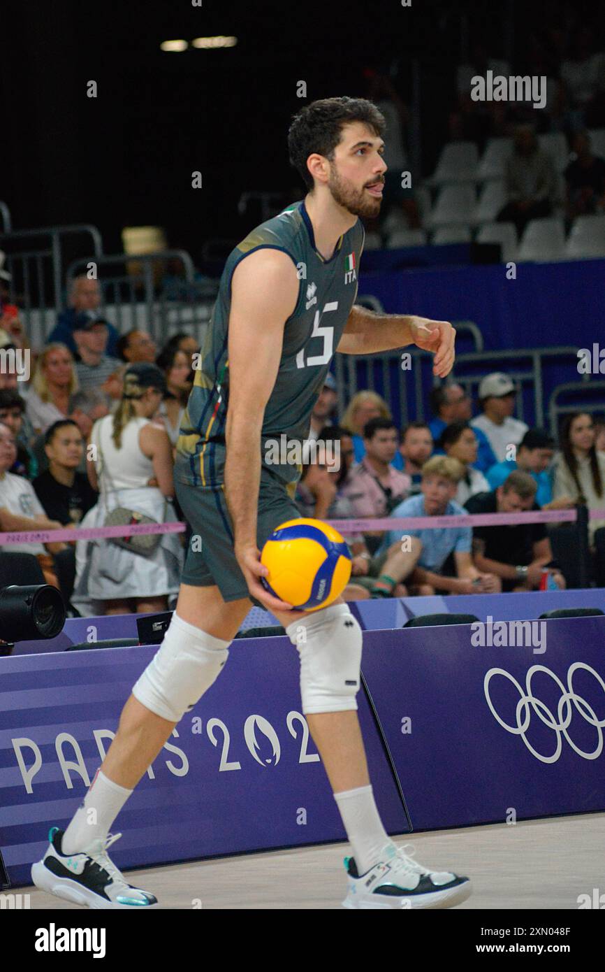Daniele Lavia (Italy) in action during Men's Volleyball - Italy vs ...