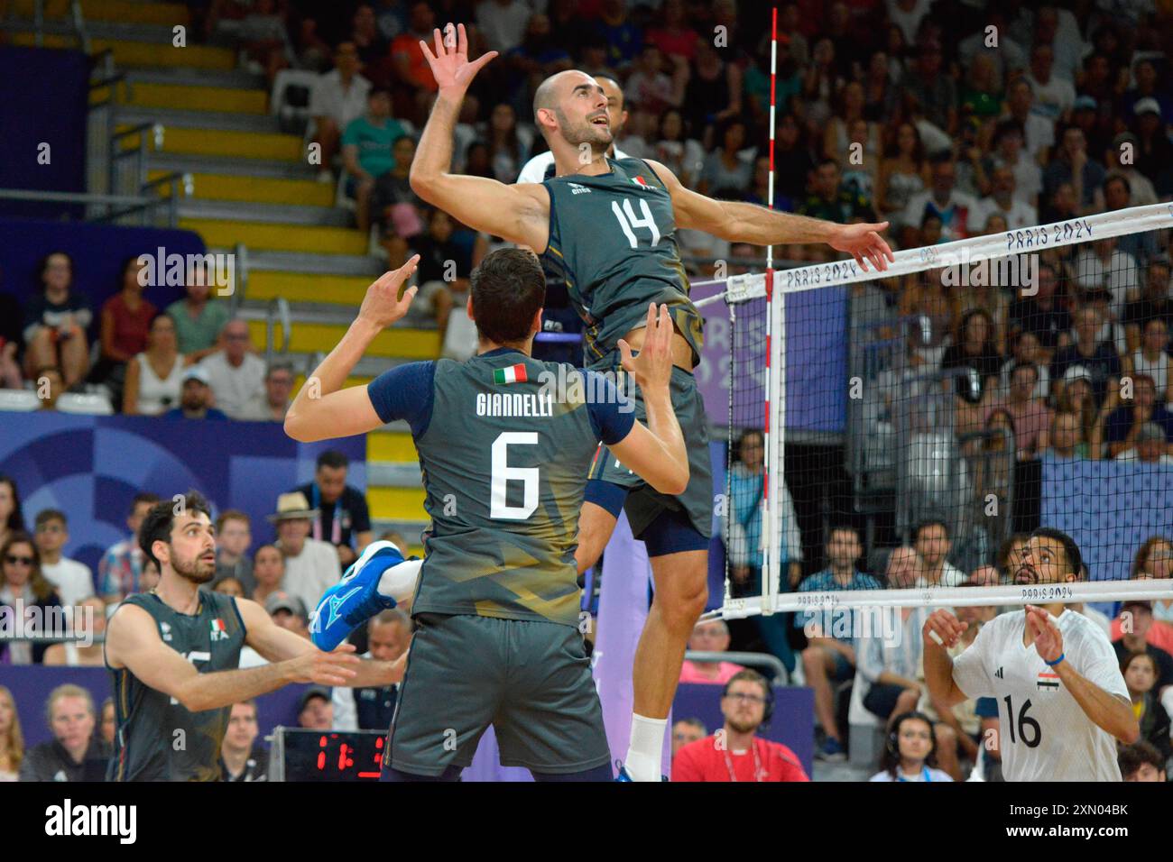 Gianluca Galassi ( Italy) in action during Men's Volleyball - Italy vs ...