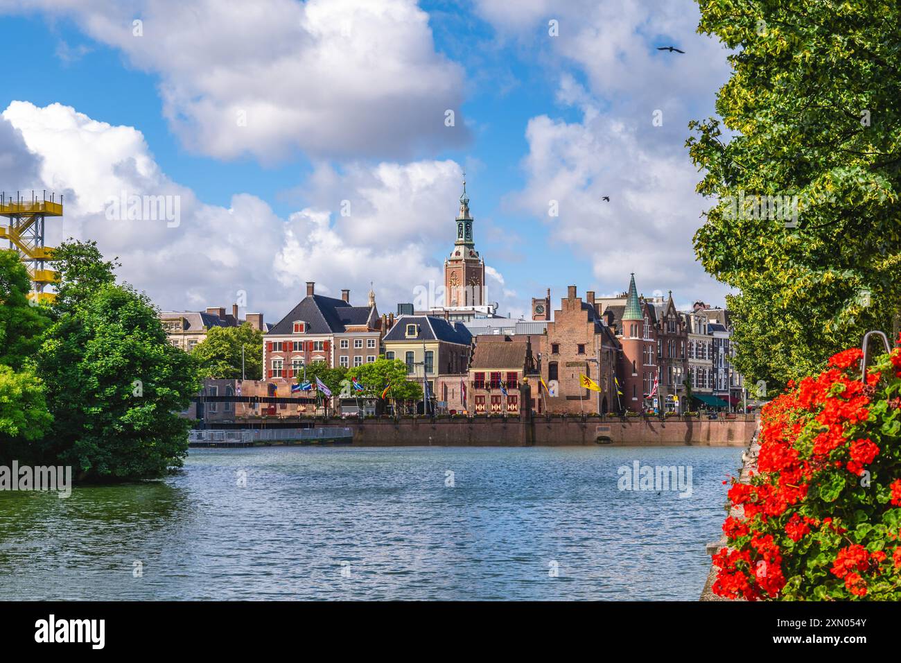 The Gevangenpoort, a former gate and medieval prison on the Buitenhof ...