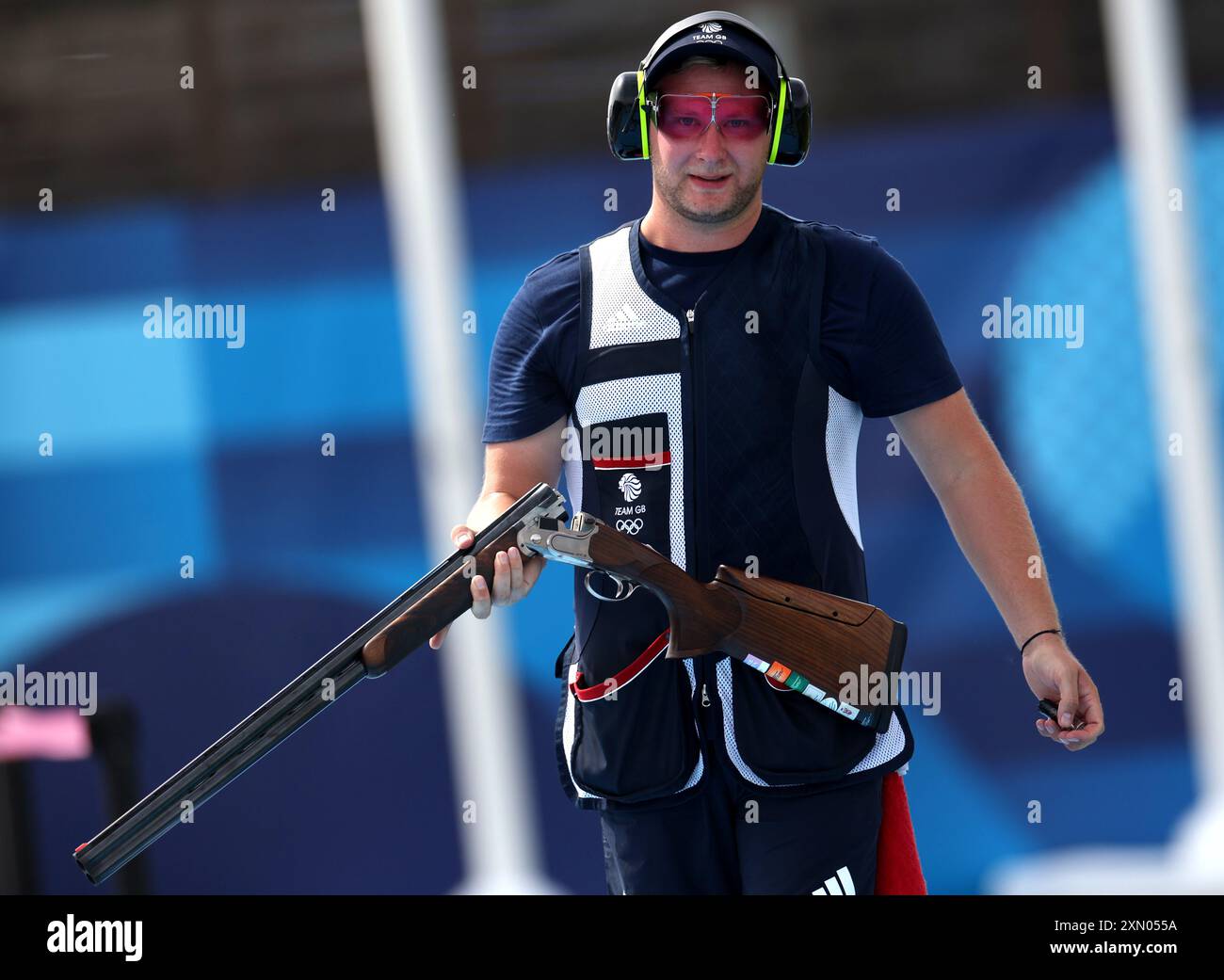 Great Britain's Nathan Hales celebrates winning a gold medal following ...
