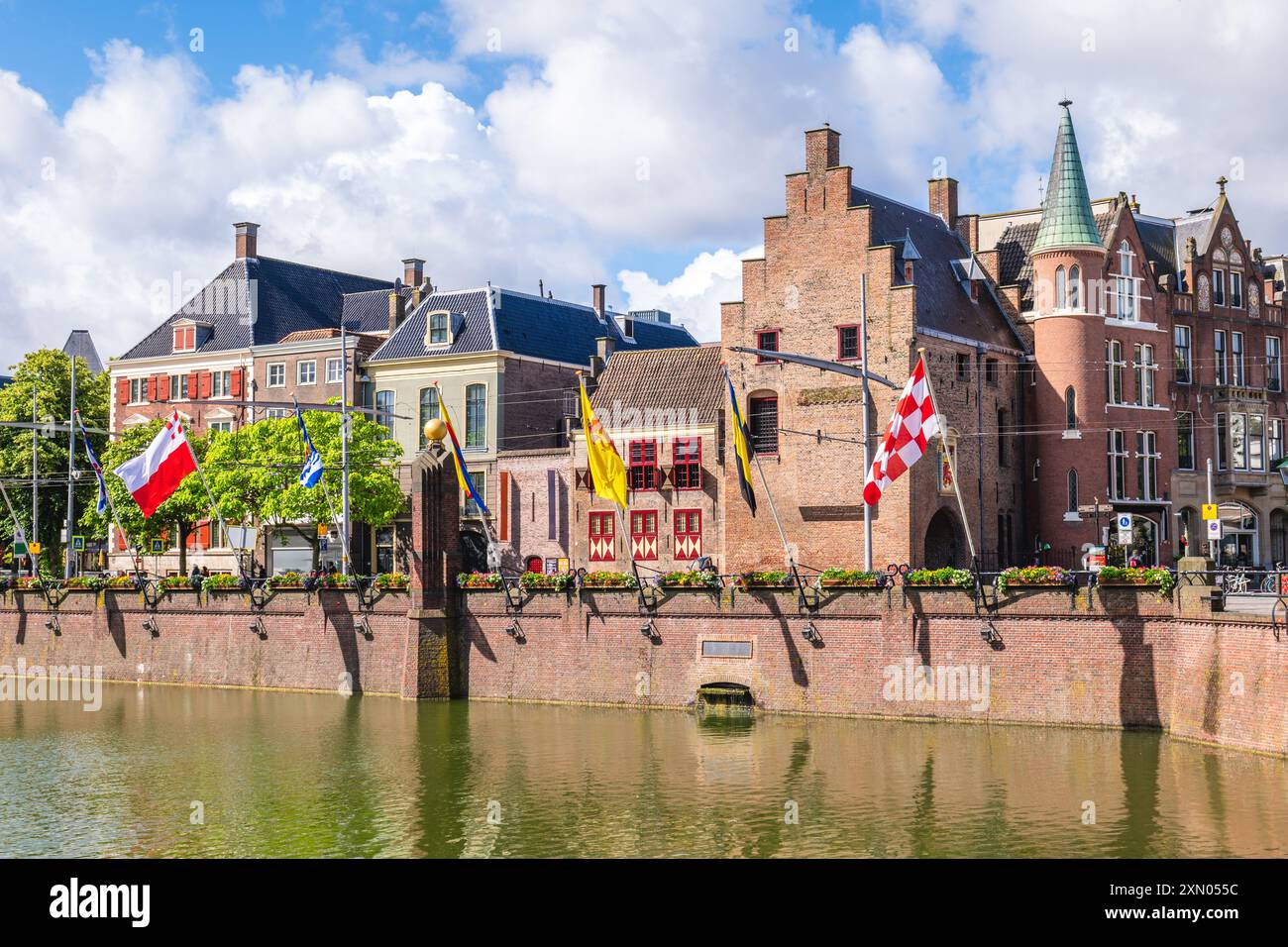 The Gevangenpoort, a former gate and medieval prison on the Buitenhof ...