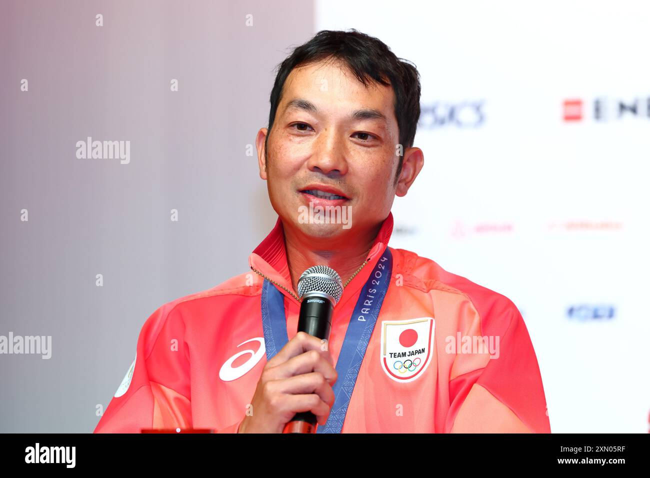Paris, France. 30th July, 2024. Toshiyuki Tanaka (JPN) Equestrian : Bronze medalist Japan team ...