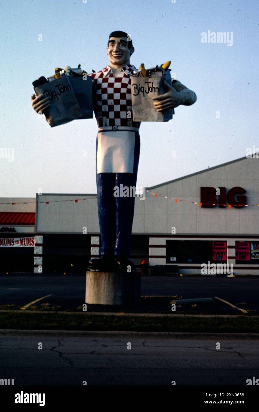 Big John, Metropolis, Illinois, 1993 Stock Photo - Alamy