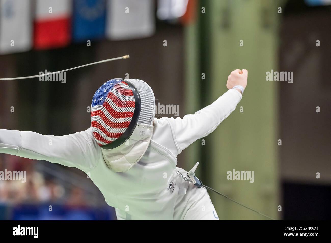 July 30, 2024, Paris, Ile de France, France: Hadley Husisian (USA) of ...