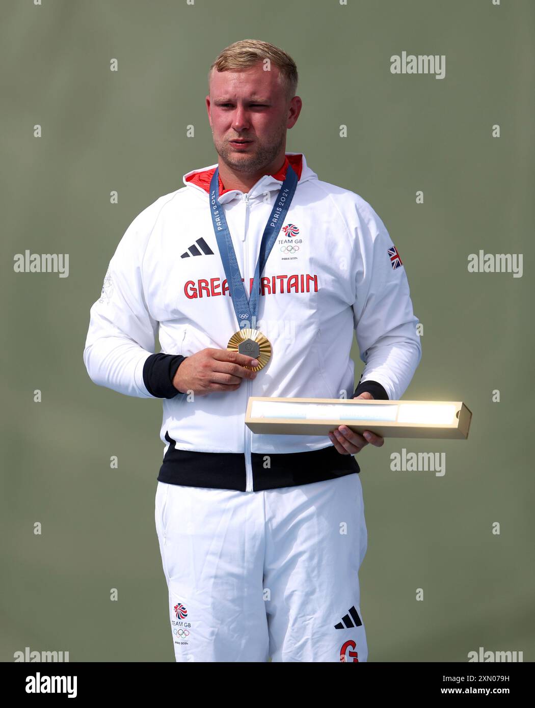 Great Britain's Nathan Hales with his gold medal following the Men's ...