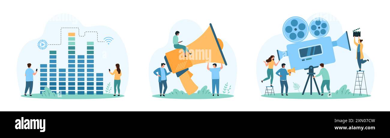 Video podcast bar Cut Out Stock Images & Pictures - Alamy