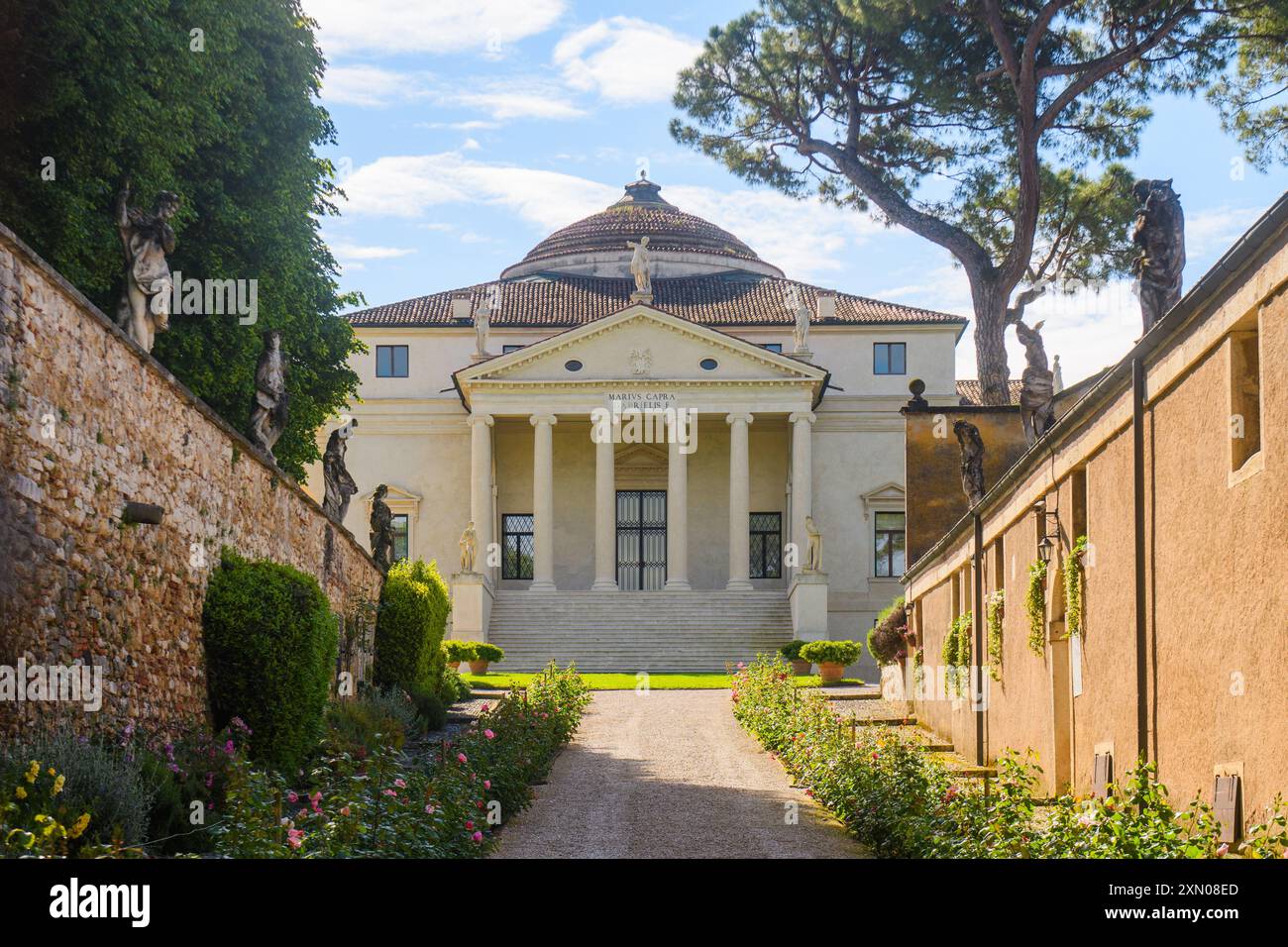 Villa La Rotonda of Andrea Palladio in Vicenza, Veneto, Italy Stock ...
