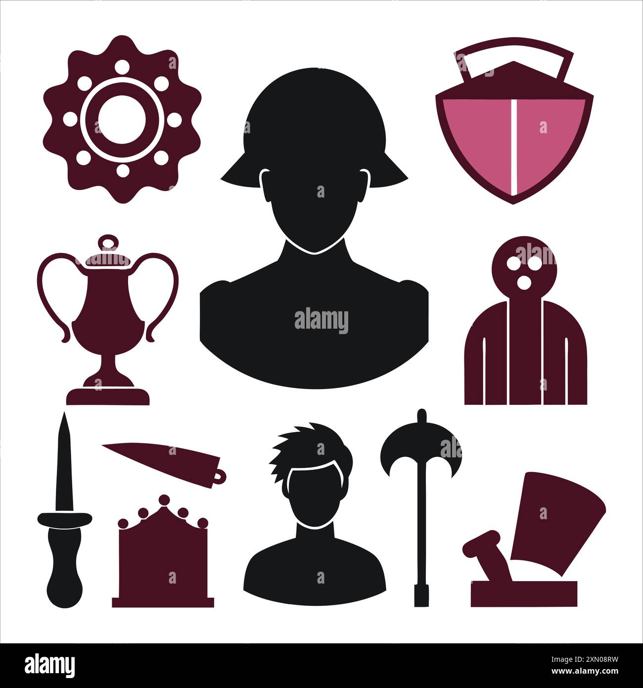 Arm silhouette Stock Vector Images - Alamy