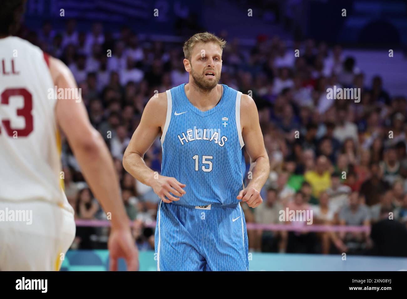 Vassilis Charalampopoulos of Greece, Basketball, Men's Group Phase ...