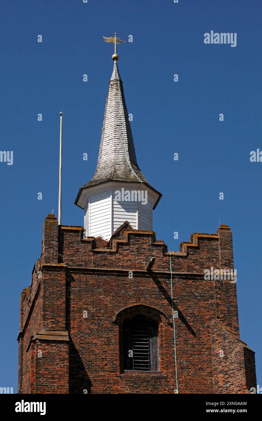 St Mary's Church tower, Parish of Mundon, Maldon, Essex Stock Photo - Alamy