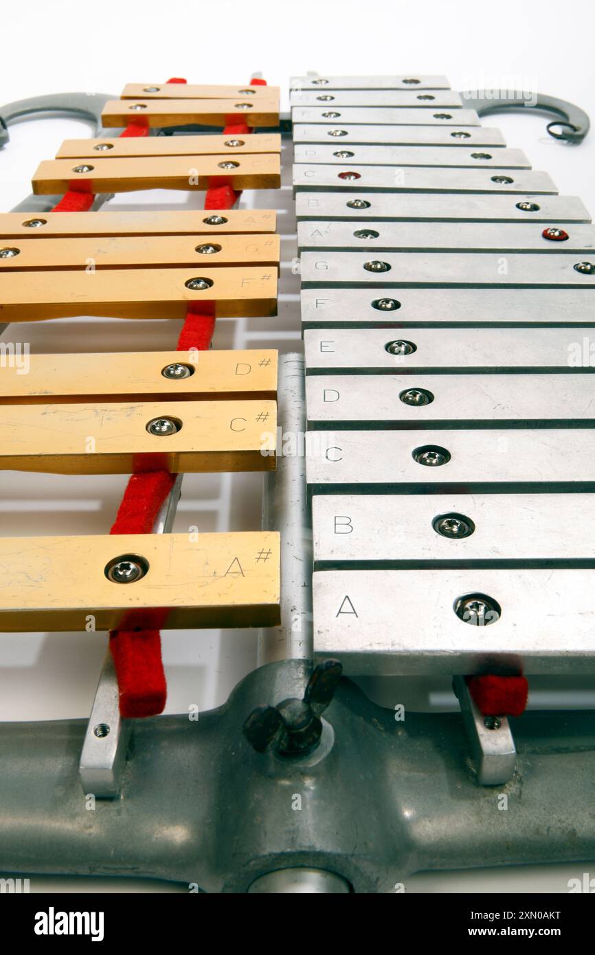 Bell Lyre, Bell Lyra, Marching Glockenspiel with two distinct metal ...