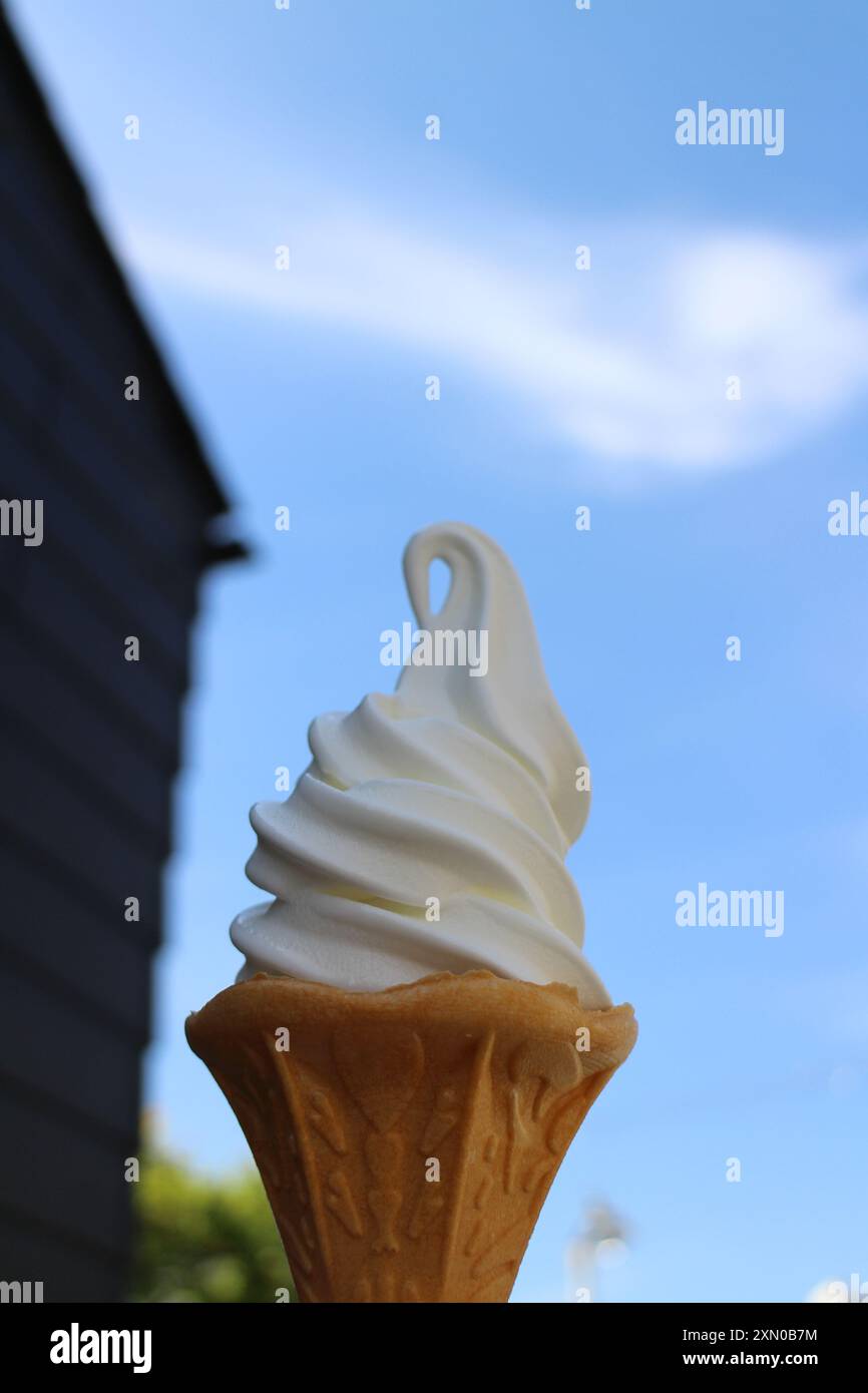 Soft serve ice cream in Kyoto, Japan Stock Photo - Alamy
