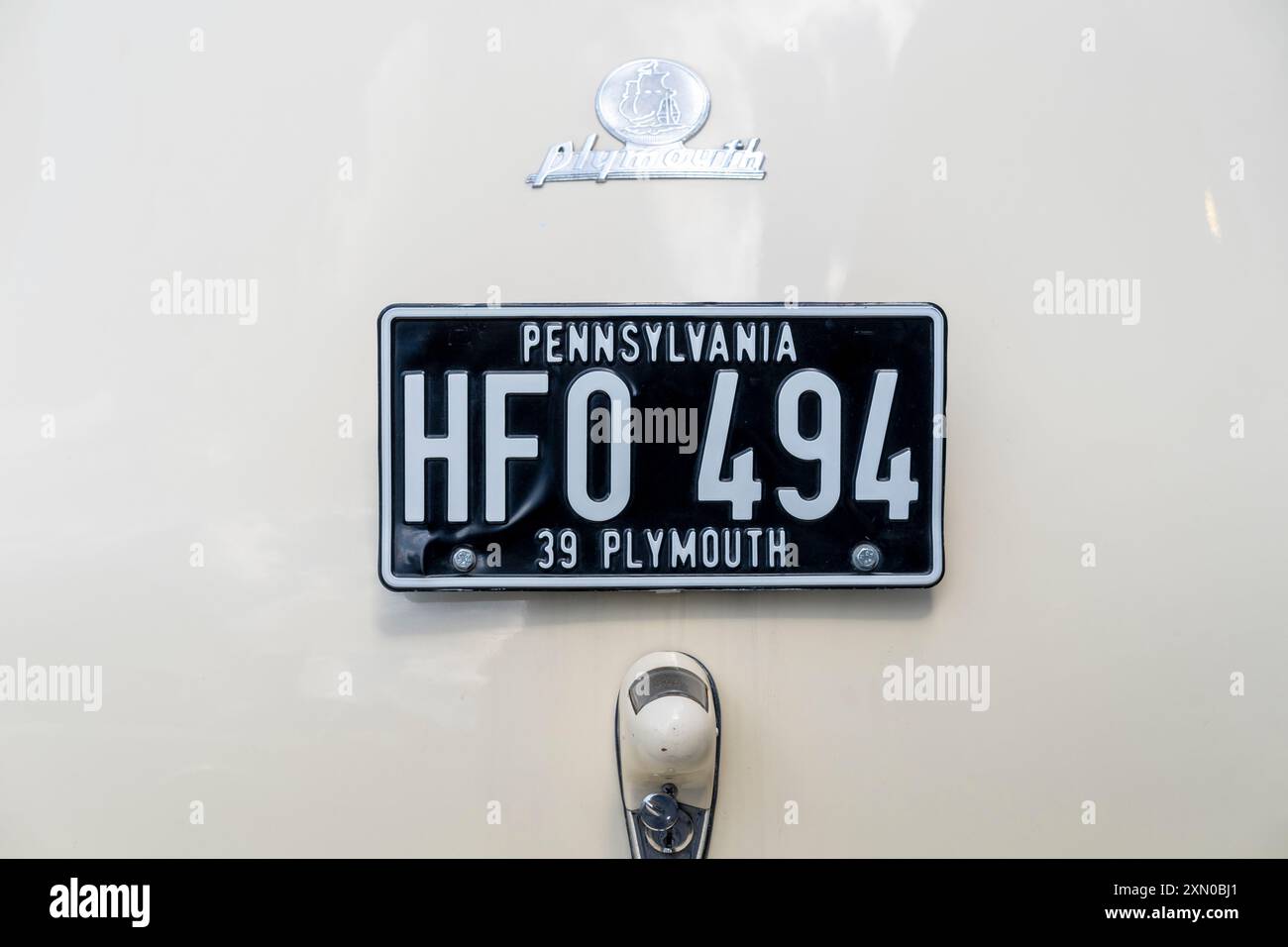 Pennsylvania registration plate hi-res stock photography and images - Alamy