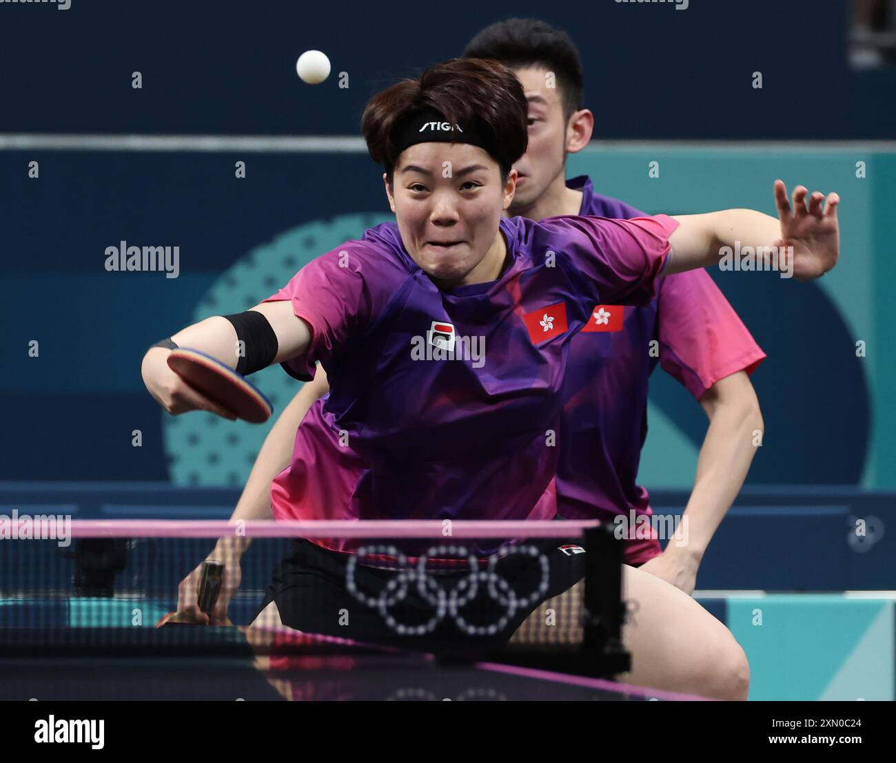 Paris, France. 30th July, 2024. Hong Kong Chinese Doo Hoi Kem and Wong Chun-ting during their ...