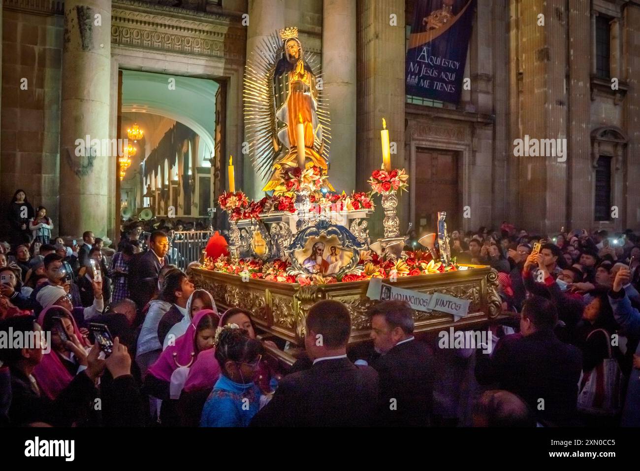 Dia de la Virgen de Guadalupe (Our Lady of Guadalupe) festival and ...
