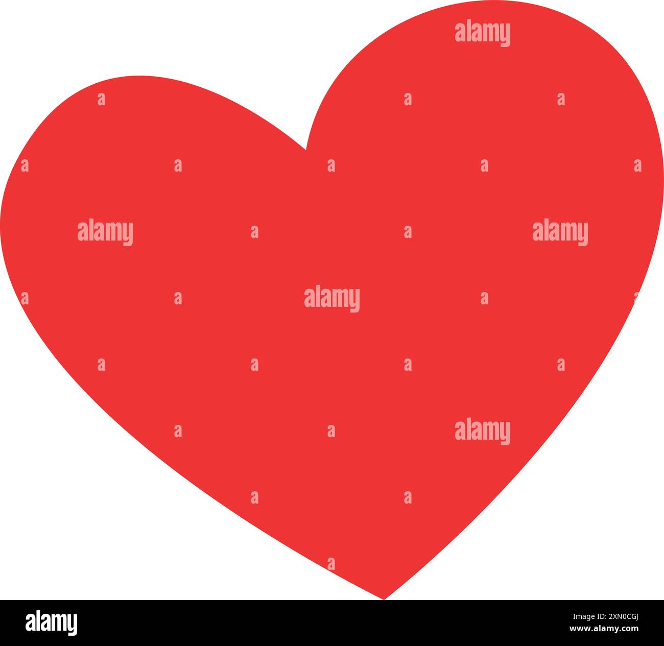 Simple Red Heart Icon illustration Stock Vector Image & Art - Alamy