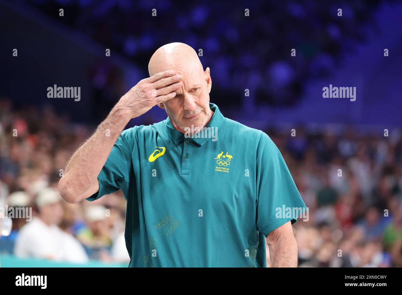 Coach Brian Goorjian of Australia, Basketball, Men's Group Phase ...