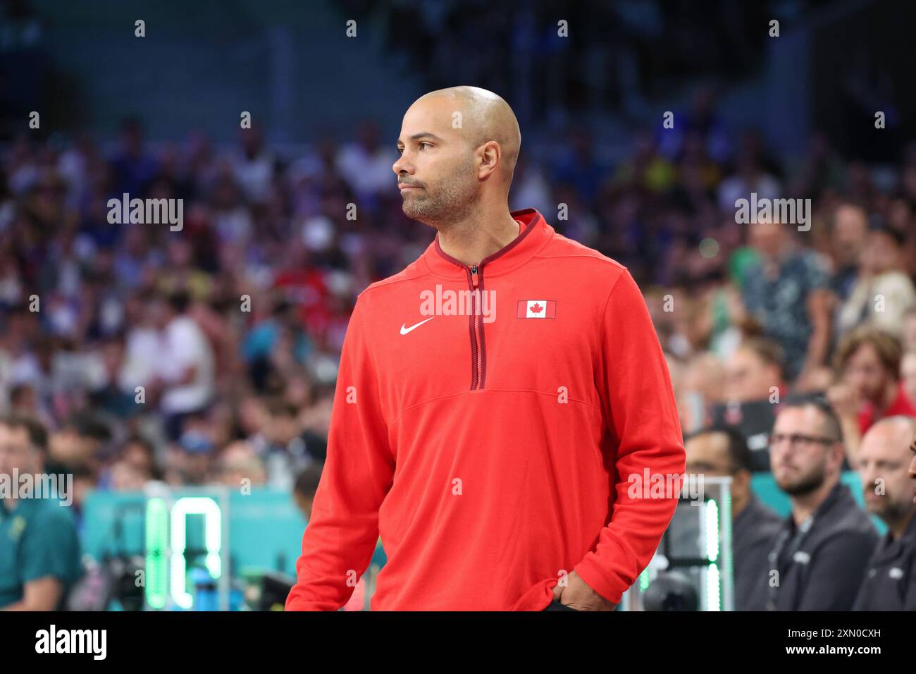 Coach Jordi Fernandez of Canada, Basketball, Men's Group Phase - Group ...