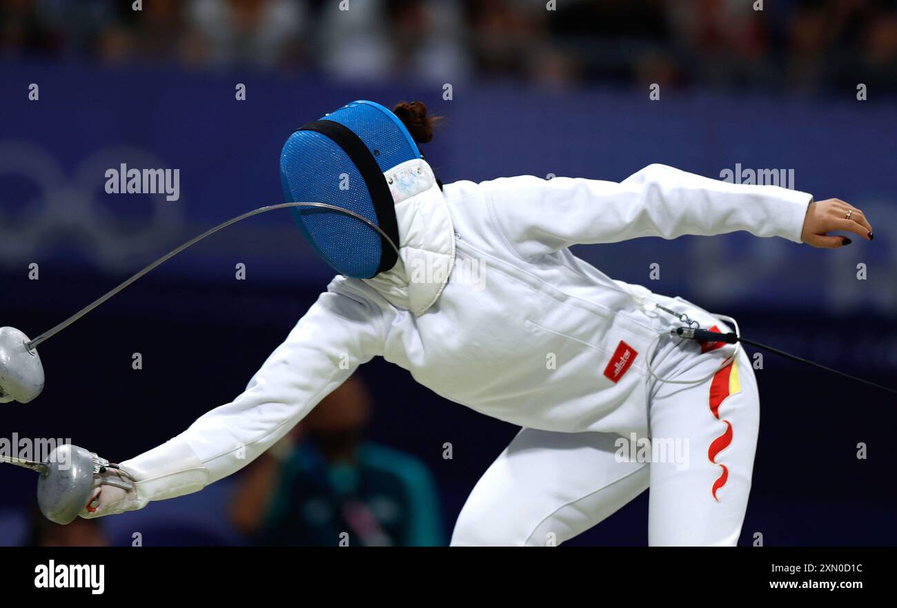 Paris, France. 30th July, 2024. Tang Junyao of China competes during ...
