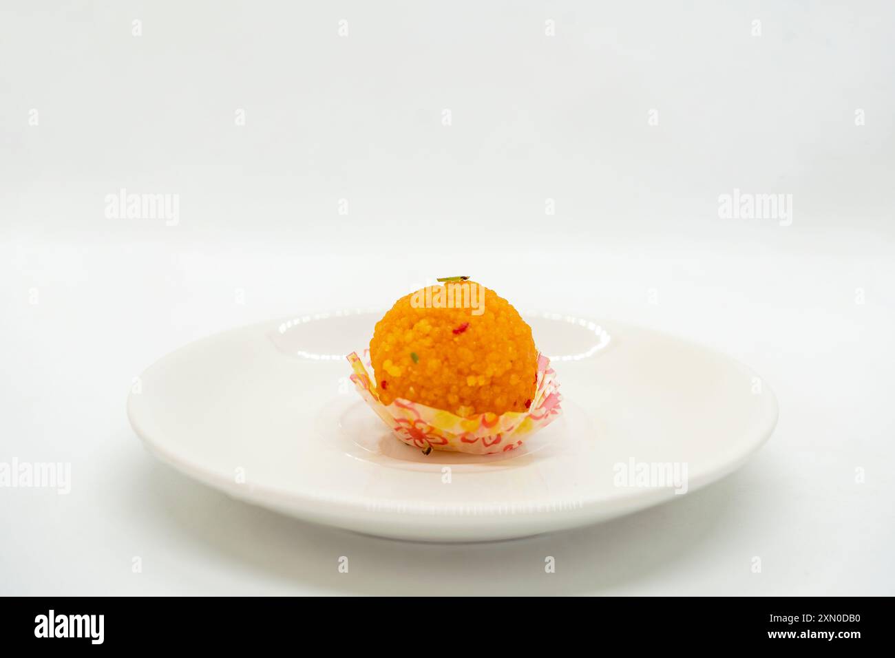 A Plate of Motichur Laddoo Laddu for Indian Festival Diwali Sweets ...