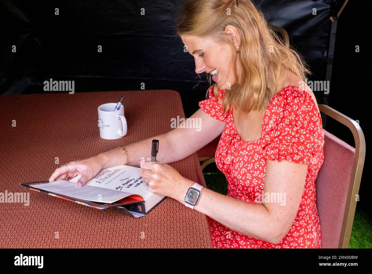 Harvington Hall, Harvington, UK. 27th Jul 2024. Nicola Tallis presents ...