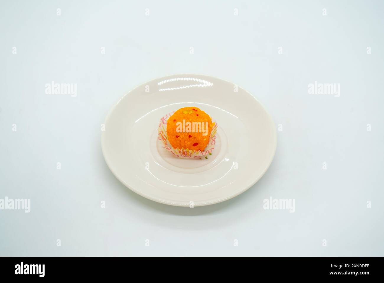 A Plate of Motichur Laddoo Laddu for Indian Festival Diwali Sweets ...