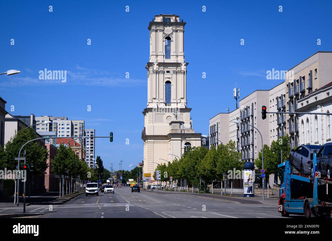 PRODUCTION - 30 July 2024, Brandenburg, Potsdam: The largely rebuilt ...