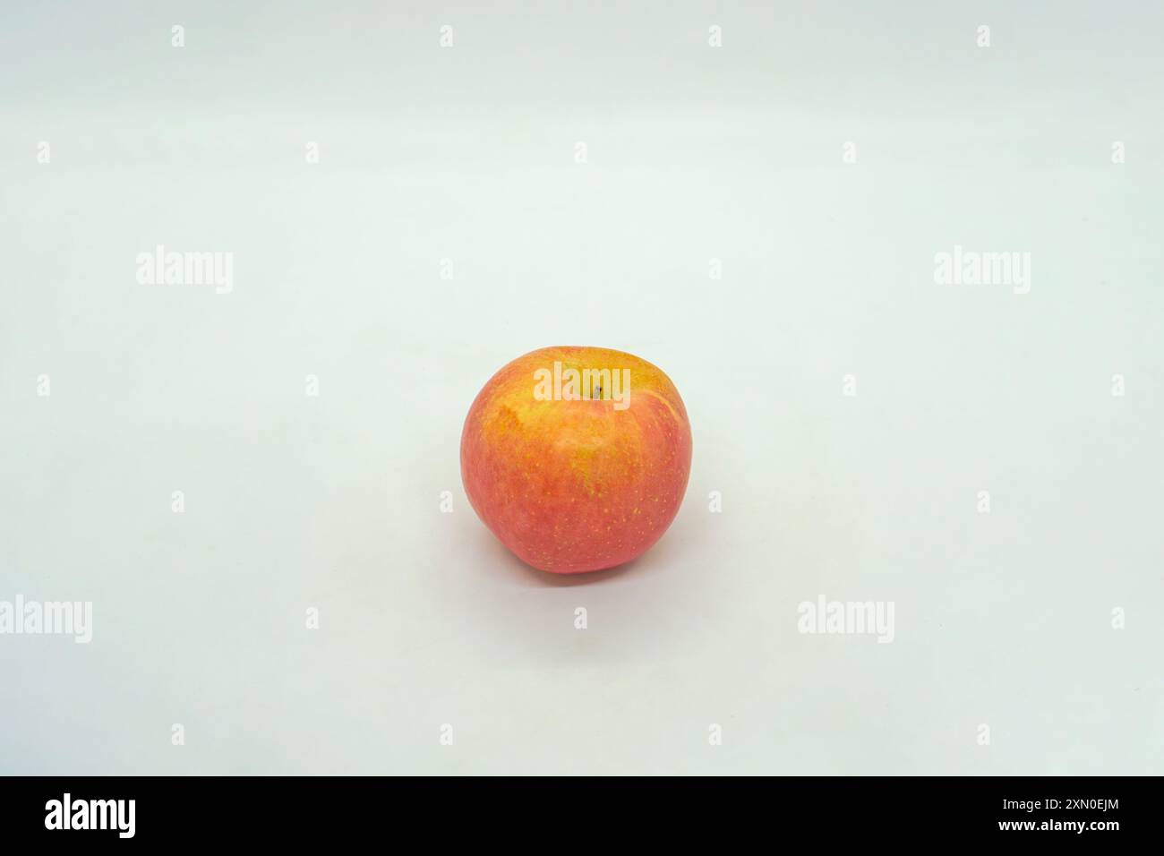 An Apple Red Color in White Isolated Background PNG Stock Photo - Alamy