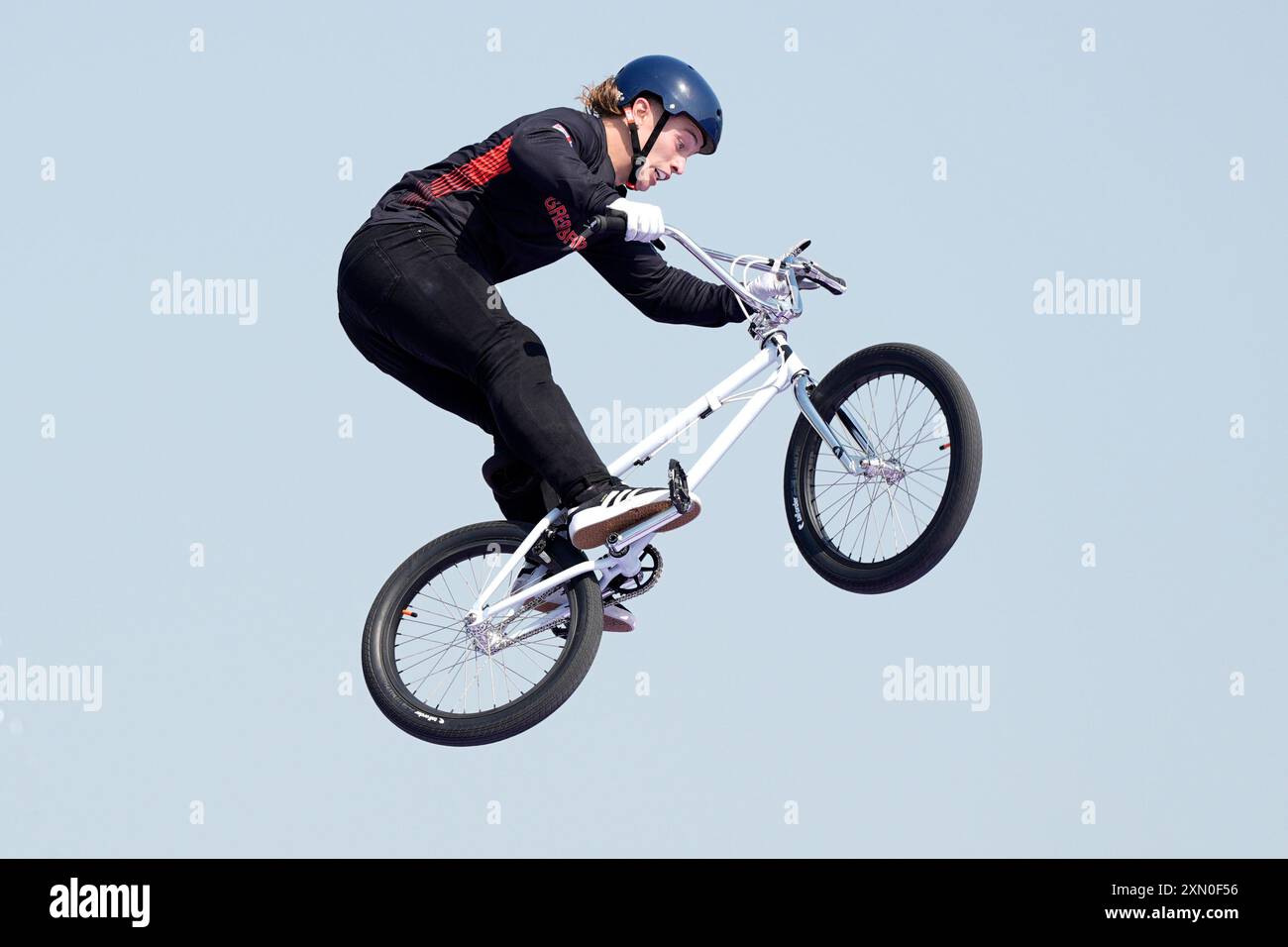 Kieran Darren David Reilly, of Britain, competes in the cycling BMX ...