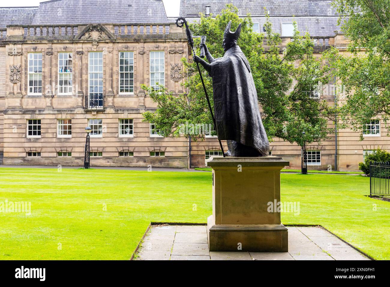 Statue of Henry Wardlaw (died 6 April 1440) who was a Scottish church ...