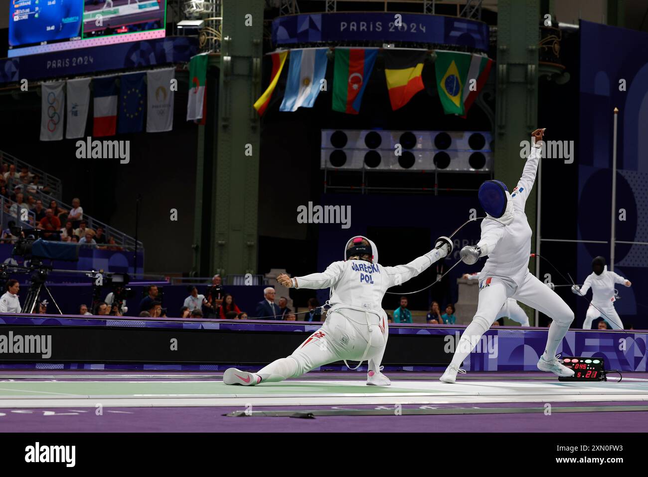 CANDASSAMY Marie-Florence of France SWATOWSKA-WENGLARCZYK Martina of Poland Fencing Women's Épée ...