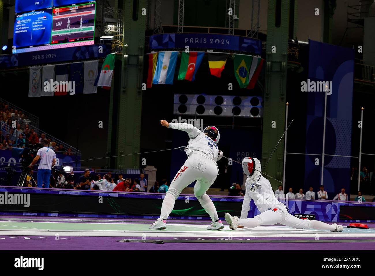 MALLO-BRETON Auriane of France JARECKA Aleksandra of Poland Fencing ...