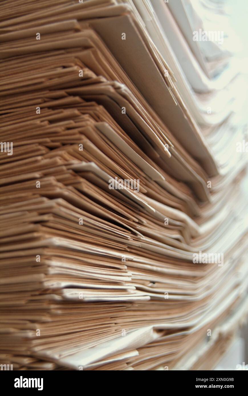 Pile of paperwork Stock Photo - Alamy