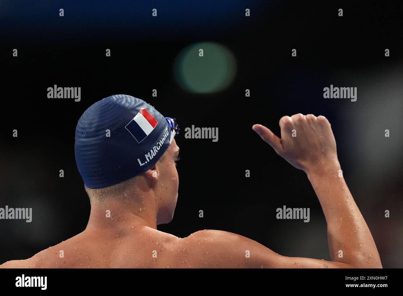 Leon marchand paris olympics hi-res stock photography and images - Alamy