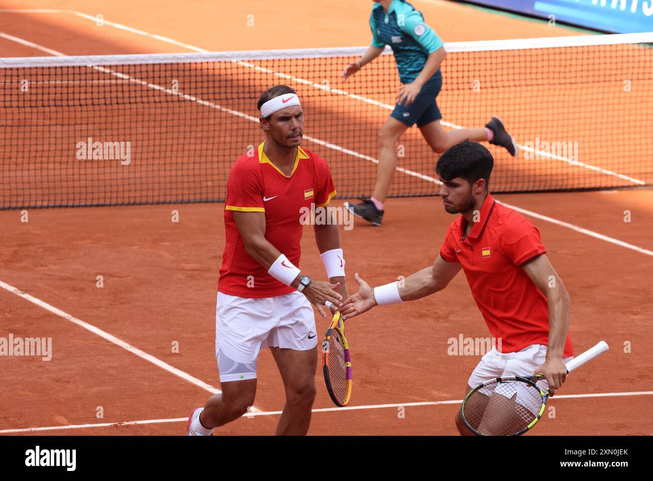 Paris, France. 30th July, 2024. Paris Olympics: Tennis: Men's Doubles ...