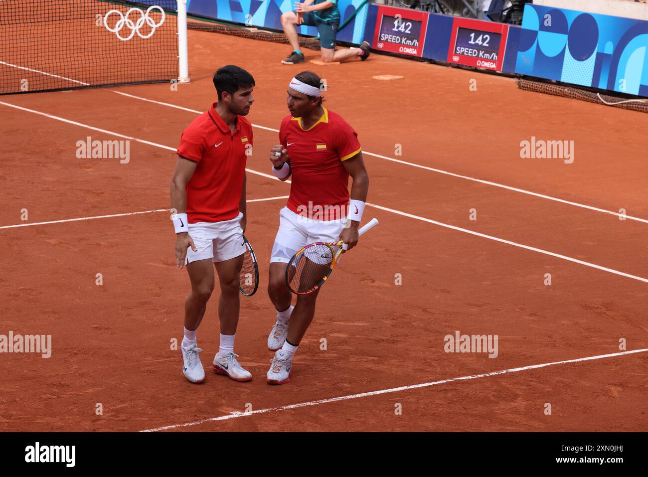 Paris, France. 30th July, 2024. Paris Olympics: Tennis: Men's Doubles ...