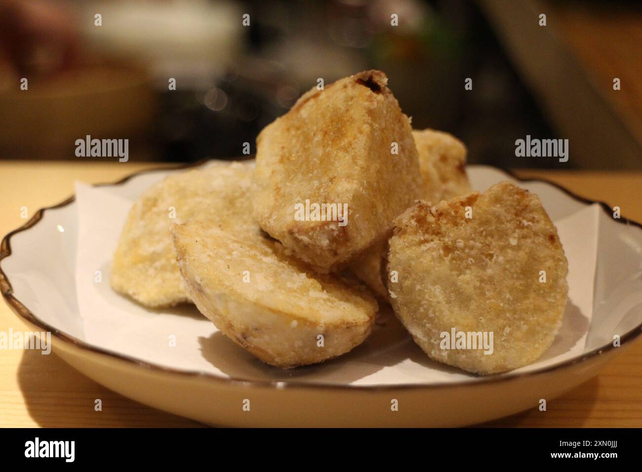 Deep fried yam hi-res stock photography and images - Alamy