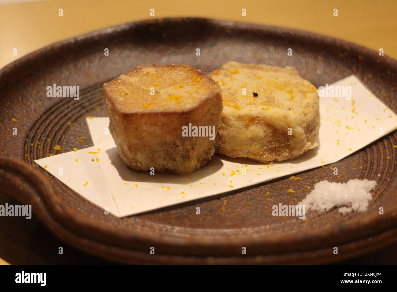 Japanese cuisine : Ebiimo karaage (Deep fried taro) in Kyoto, Japan ...