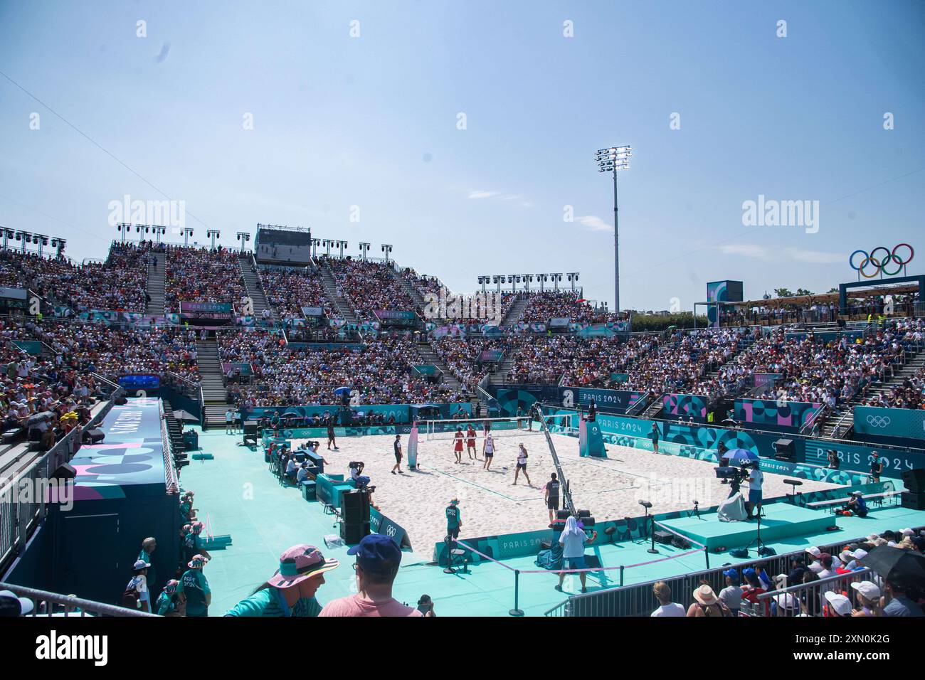 General view, Beach Volleyball, Men's Preliminary Phase during the ...