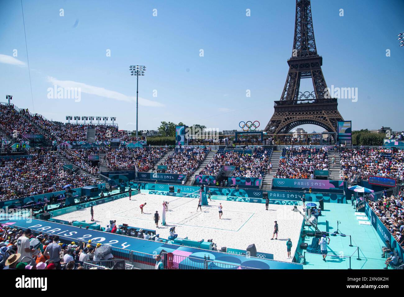 General view, Beach Volleyball, Men's Preliminary Phase during the ...